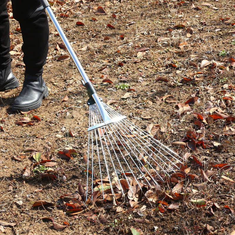 Mi.more Penggaruk Daun Teleskopik Stainless 15Gigi Rake Kawat ...