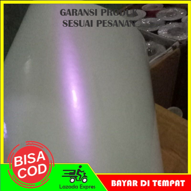 Stiker Putih Mutiara Skotlet Putih Mutiara L50cm Skotlet Bunglon ...