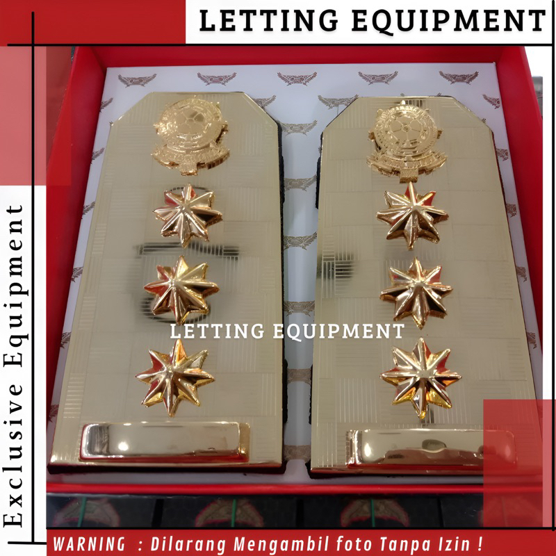 Pangkat POL PP pdu WAKIL GUBERNUR model plat gold Atribut Satpol PP ...