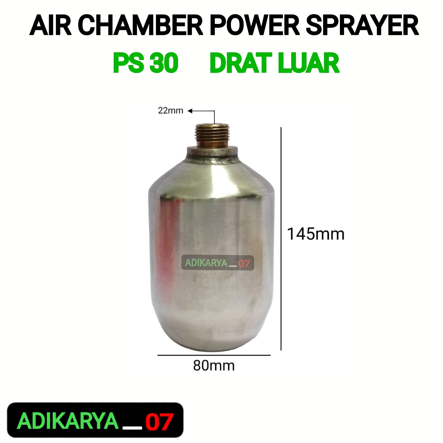 Air chamber tabung angin drat dalam PS30 Tabung Angin pompa power ...