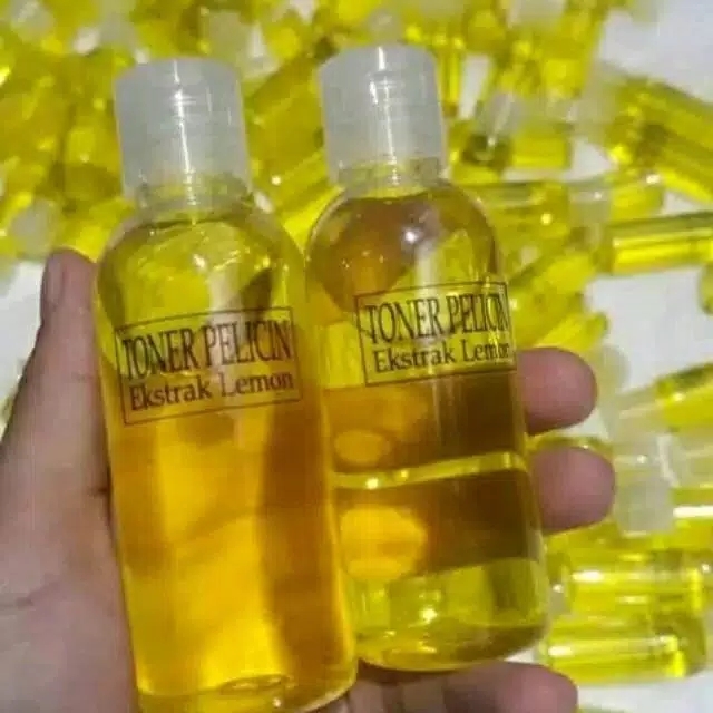 Toner Pelicin Ekstrak Lemon Ukuran 60Ml / Toner Pelicin Lemon Original ...