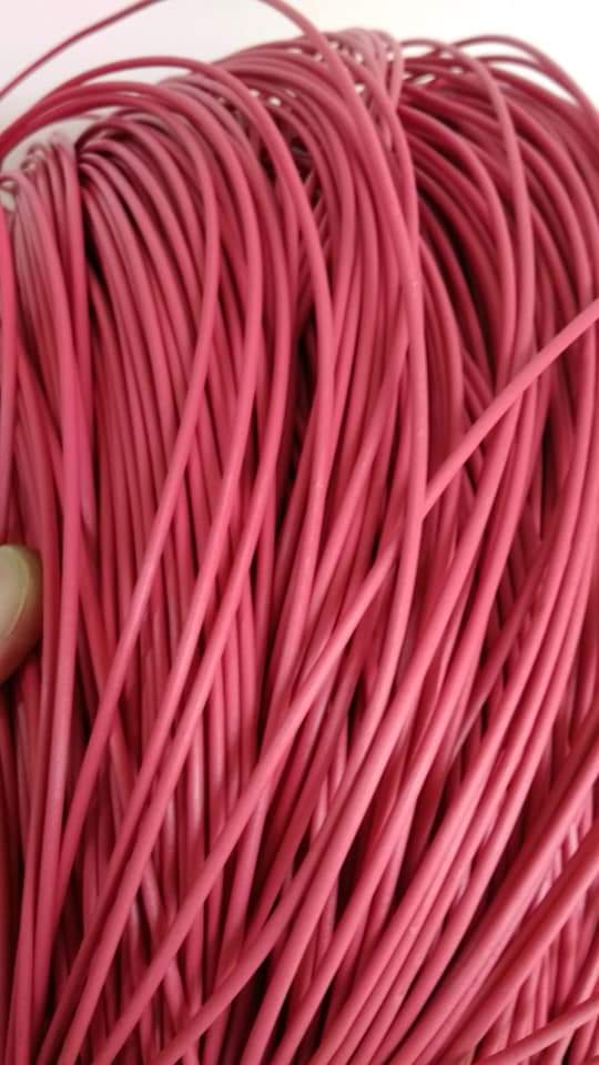 Tali rotan Pitrit Bulat 3mm sintetis saung angklung bambu gazebo ...