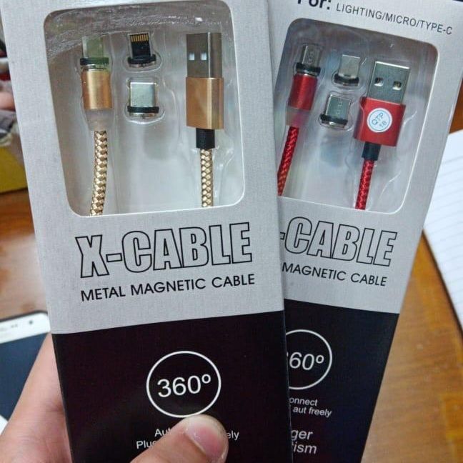 Kabel Charger Magnet 3in1 micro / Android Type C kabel magnet | Lazada ...