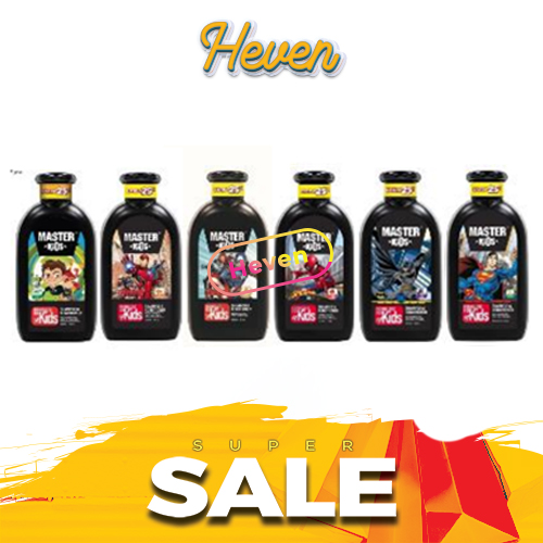 Master Kids Shampoo & Conditioner Superman / Batman / Spiderman / Iron ...