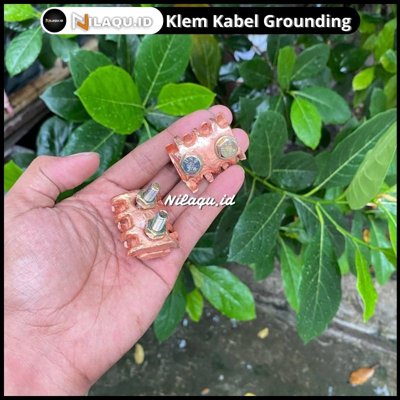 Klem kabel penangkal petir klem klam clamp grounding petir kuku macan ...
