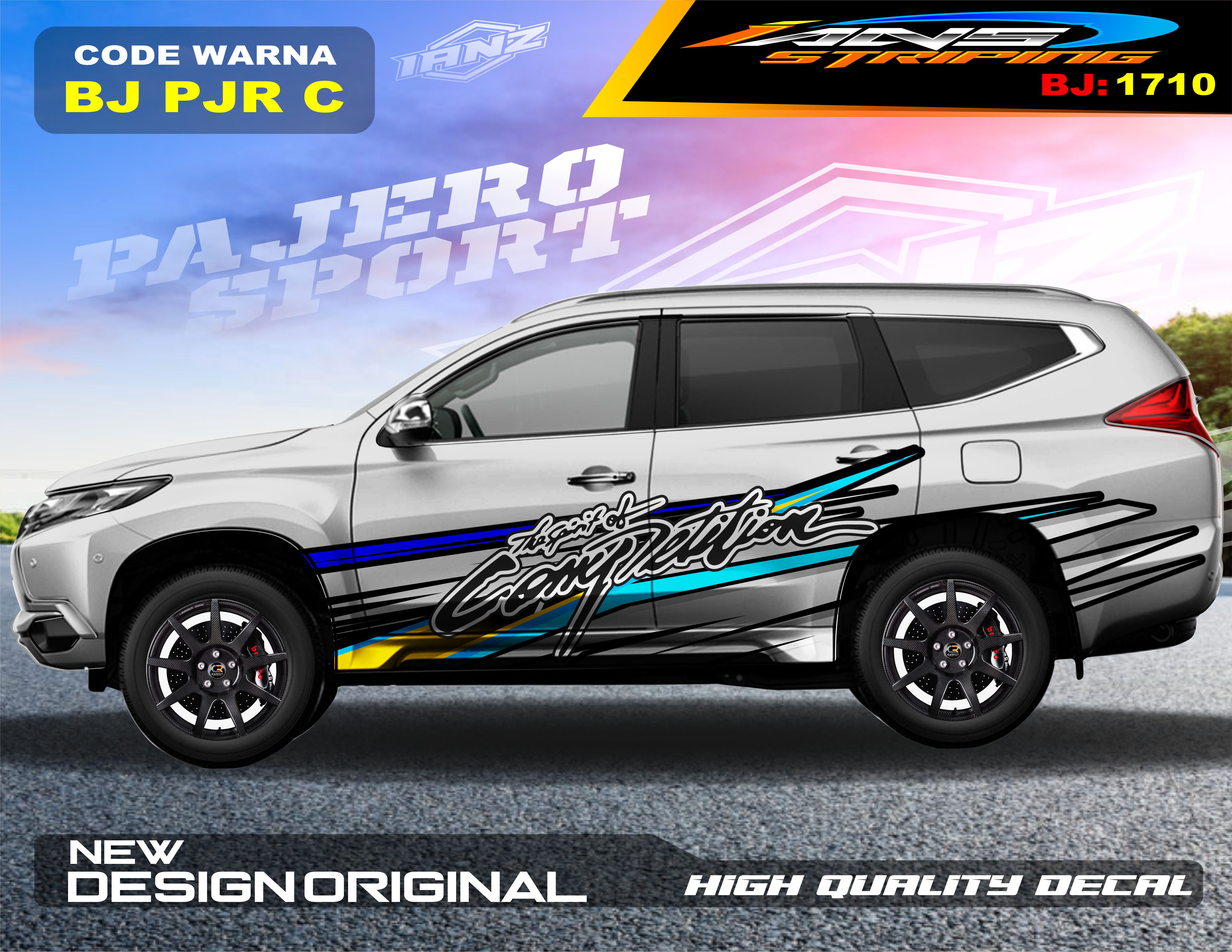 STIKER DECAL MOBIL PAJERO FORTUNER / STIKER MOBIL GRAND LIVINA ...