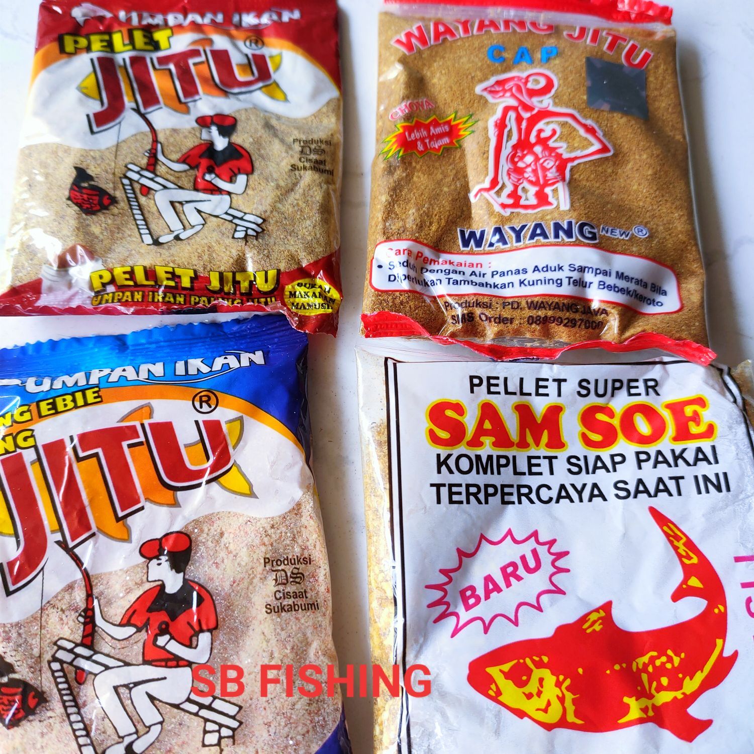 Pelet Wayang choya - jitu merah - ebi - Sam Soe - Umpan pelet mancing ...