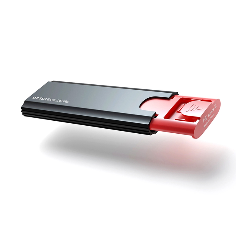 M.2 NVMe SATA SSD Enclosure Dual Protocol RTL9210B 10Gbps M.2 to USB 3. ...