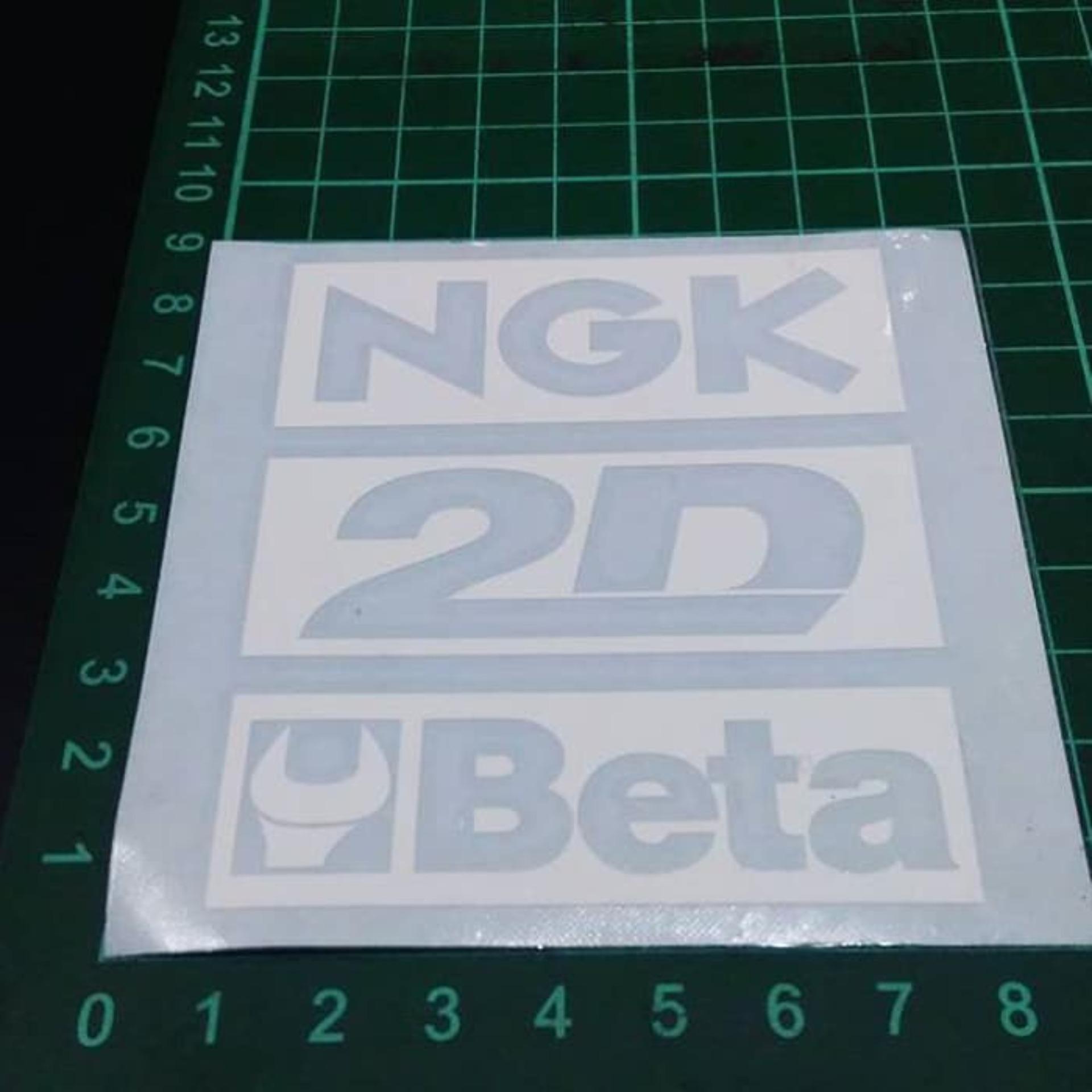 Cutting Sticker Set NGK 2D Beta Besar Lebar 9Cm | Lazada Indonesia
