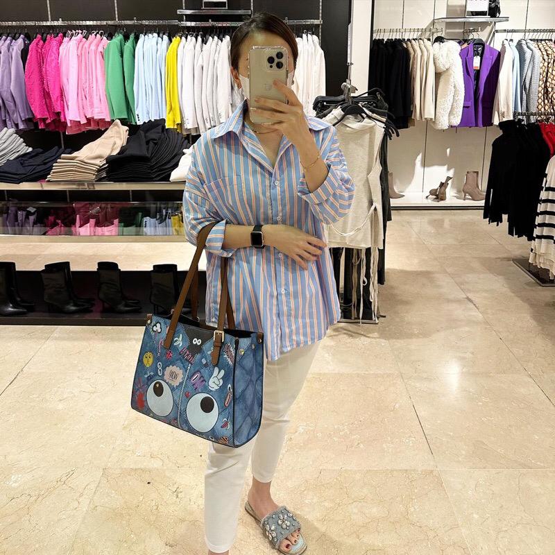 NANDO KEMEJA SALUR NEON WANITA LENGAN PANJANG VIRAL KEKINIAN WARNA ...