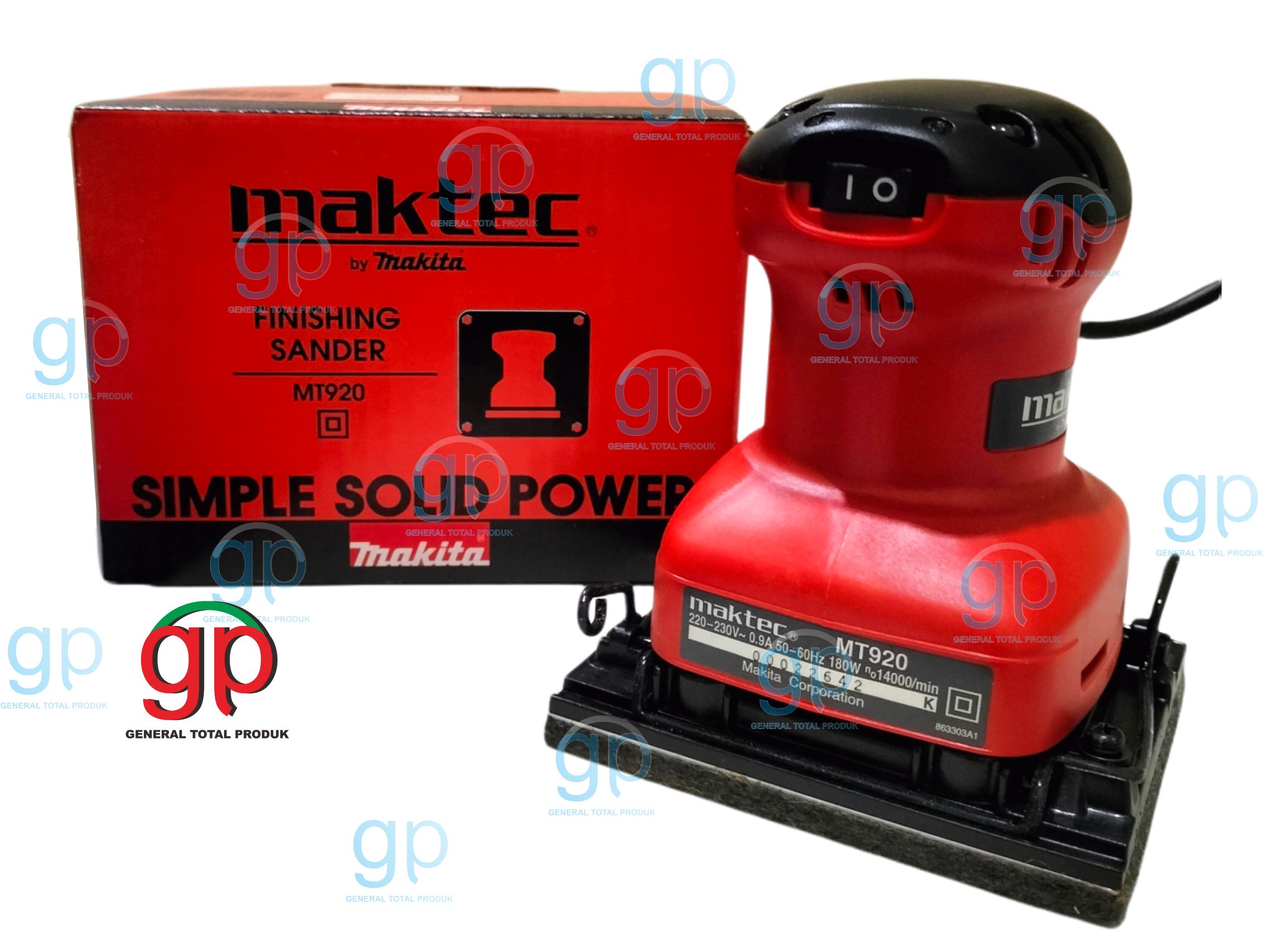 MESIN AMPLAS MT920 MAKTEC MT 920 SANDER | Lazada Indonesia