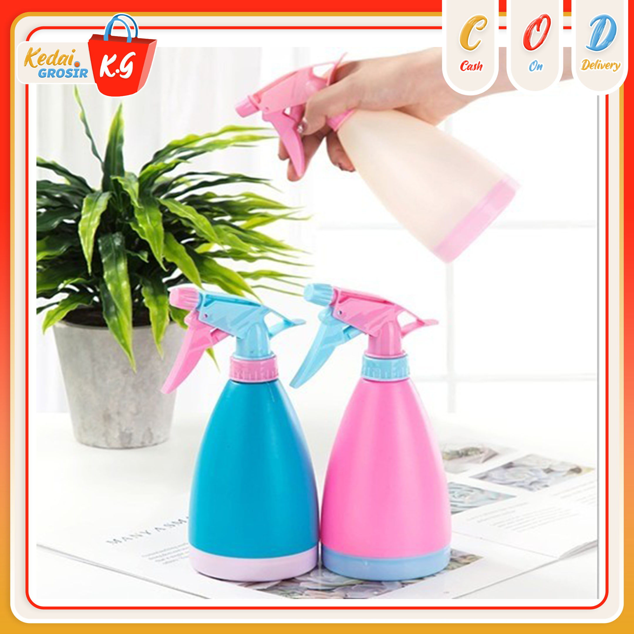 GRATIS ONGKIR Semprotan Air Botol Semprot Tanaman Kaca Water Sprayer ...