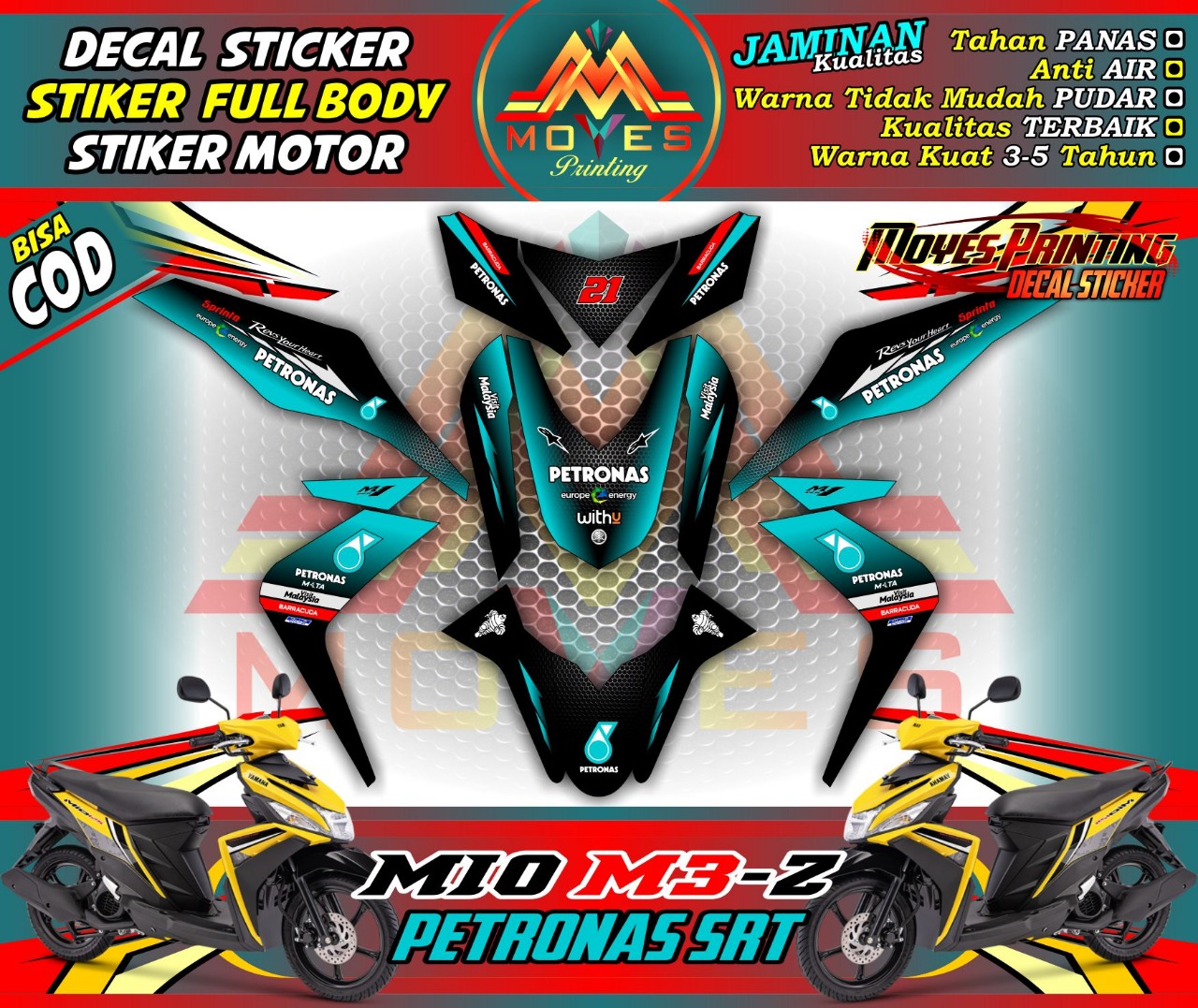 decal mio m3 decal yamaha mio m3 stiker decal motor mio m3 decal mio m3 ...