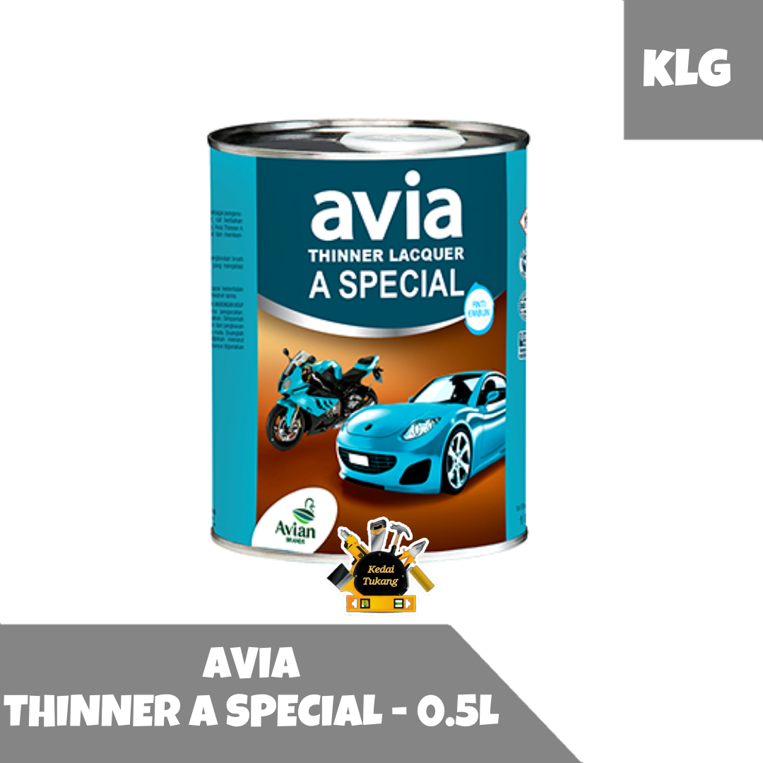 KEDAI TUKANG - AVIA Thinner A Special 0.5L / AVIAN Tiner Pengencer ...