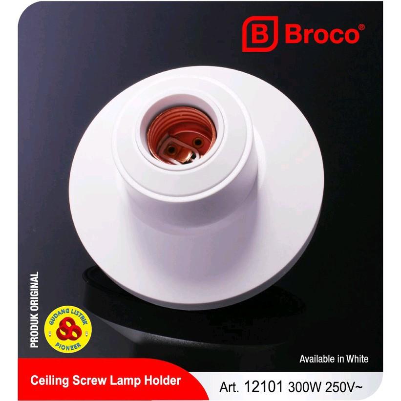 Broco 1212 Fittinng Lampu Fitting Plafon Rumah Lampu Type 1212 Bulat ...
