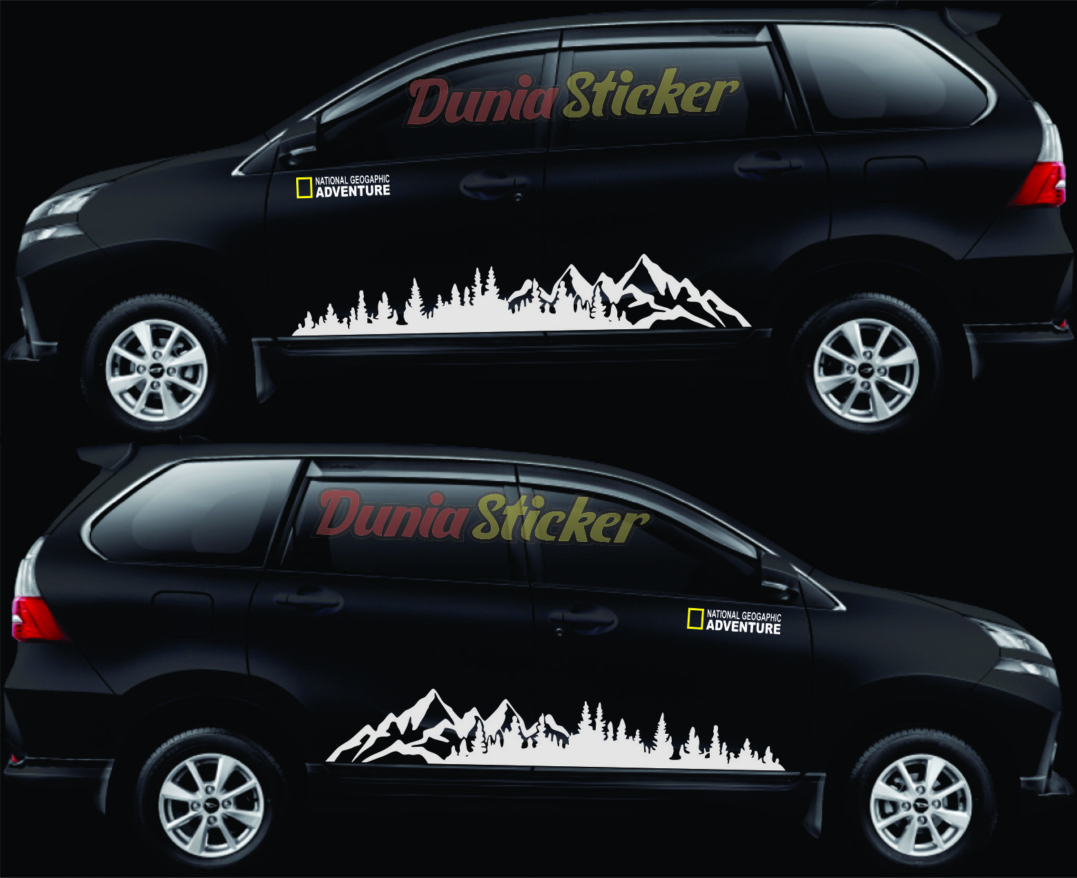 Stiker Cutting Mobil Avanza Xenia Stiker Alam Grafis National ...