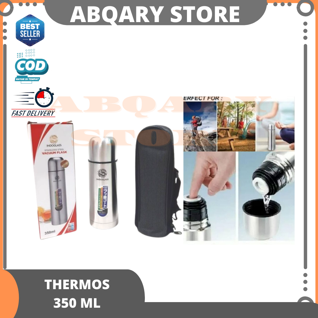 TERMOS SULTAN SET CANGKIR STAINLESS AIR PANAS VACUM FLASK TAHAN 24 JAM ...