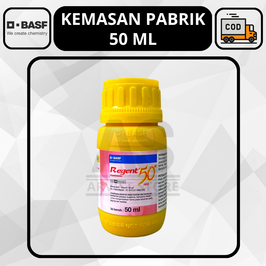 Insektisida REGENT 50 Merah (Red) 50SC Bahan Aktif Fipronil 50g/l 50ml ...