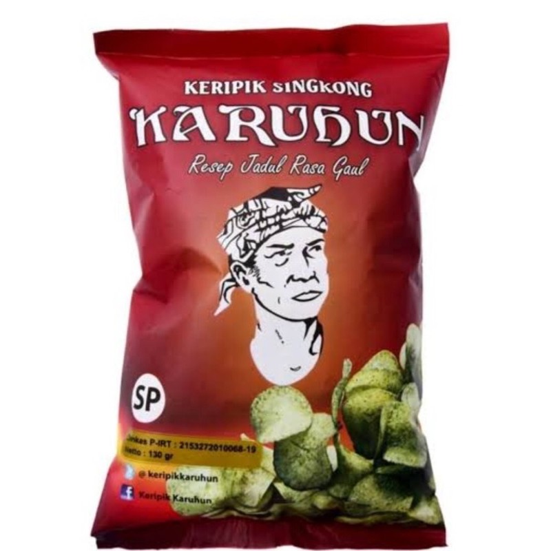 [TERMURAH] Karuhun Keripik Singkong 130gr - Cemilan Snack nikmat ...