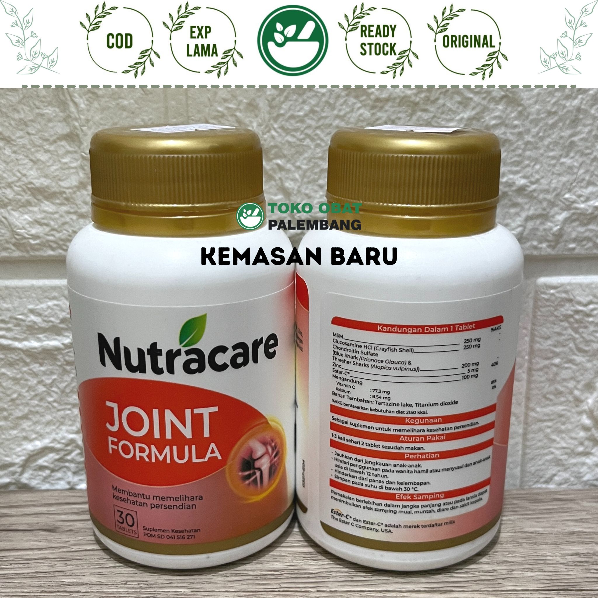 Nutracare Joint Formula 30 tablet Glucosamine Chondroitin sendi NUTRA CARE | Lazada Indonesia