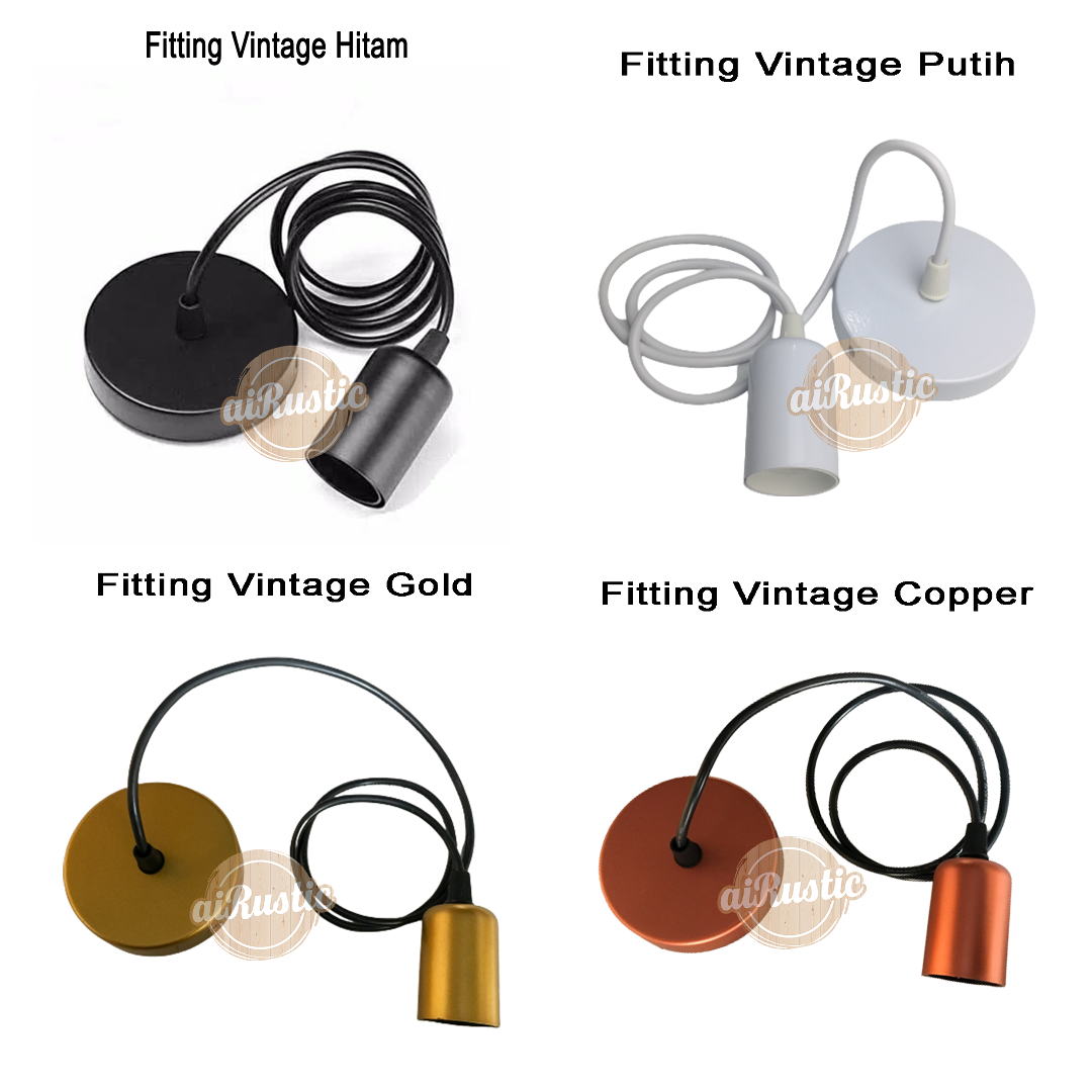 Fitting e27 Vintage - Fitting lampu gantung A1 | Lazada Indonesia