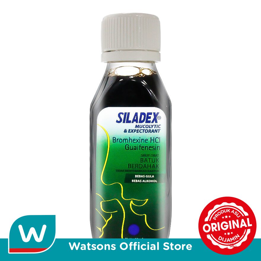 SILADEX Mucolytic & Expectorant 60ml (New) | Lazada Indonesia