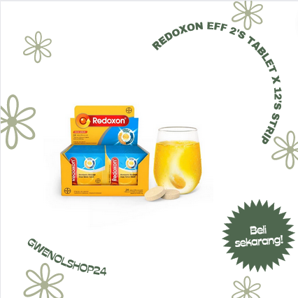REDOXON EFFERVESCENT 2'S TABLET X 12'S STRIP BAYER ( BOX ) | Lazada ...
