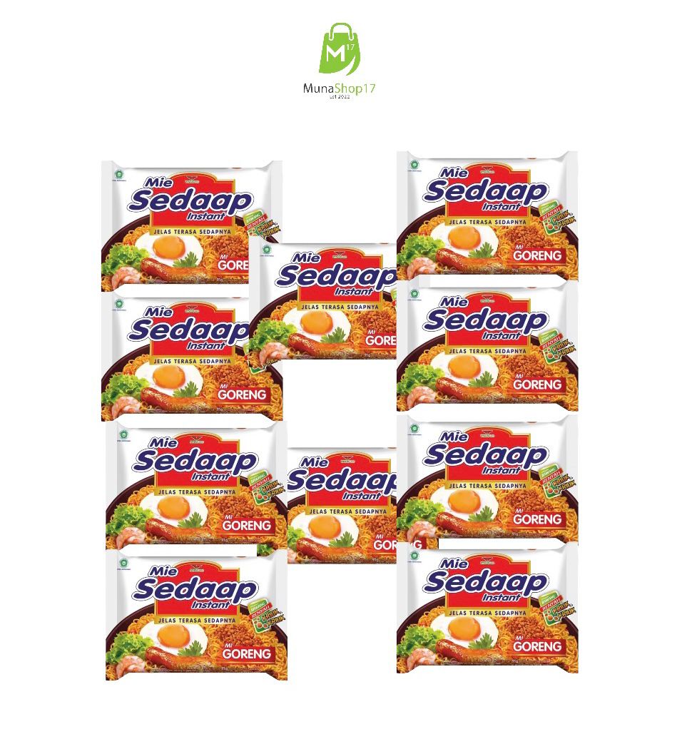 Mie Sedap Goreng 10 Pcs / Mie Instan Goreng / Promo Mie Sedap Goreng ...