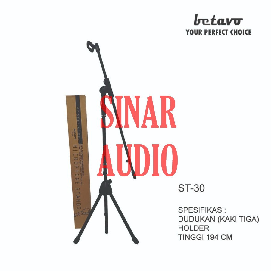 Tiang Stand Microphone Stand Mic BETAVO ST-30 Murah Bagus Dan Kualitas ...