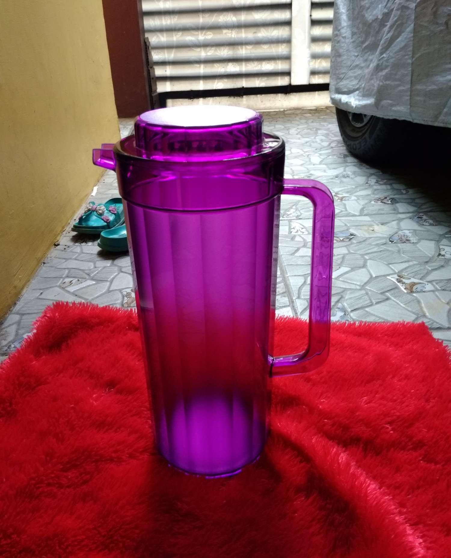 tupperware pitcher ungu kapasitas 2liter bahan ny cantik dan tebal ...
