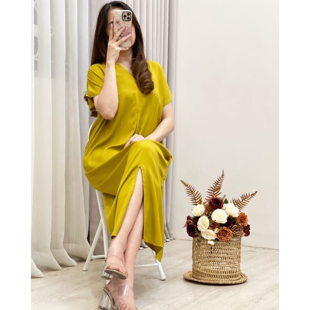 Daster Polos Bahan Crinkel Airflow Big Size Terbaru Jumbo | Lazada ...