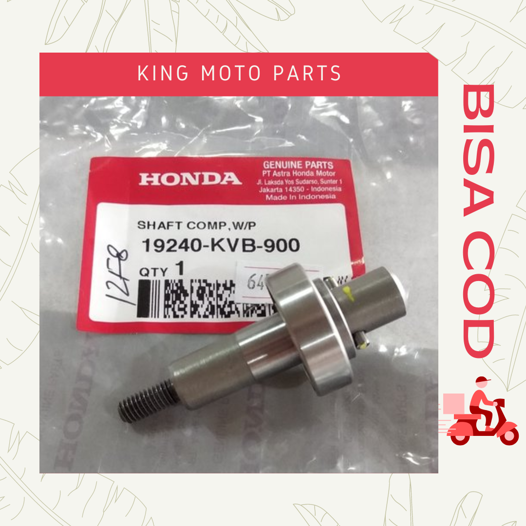 KVB AS WATERPUMP SHAFT COMP MOTOR VARIO 110 CW CBS KARBU OLD LAMA 2009 ...