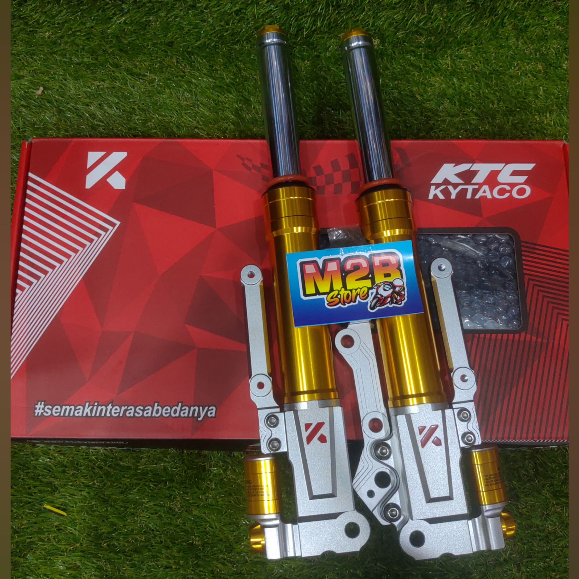 USD up side upside down shock shok Depan Ktc Kytaco kitaco All new Nmax old dan New 2016 2017 ...