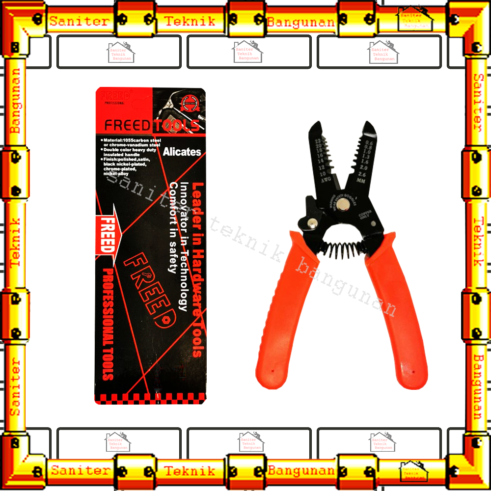 Tang Kupas Kabel Freed / Tang Skun / Crimping Tools / Alat mengupas ...