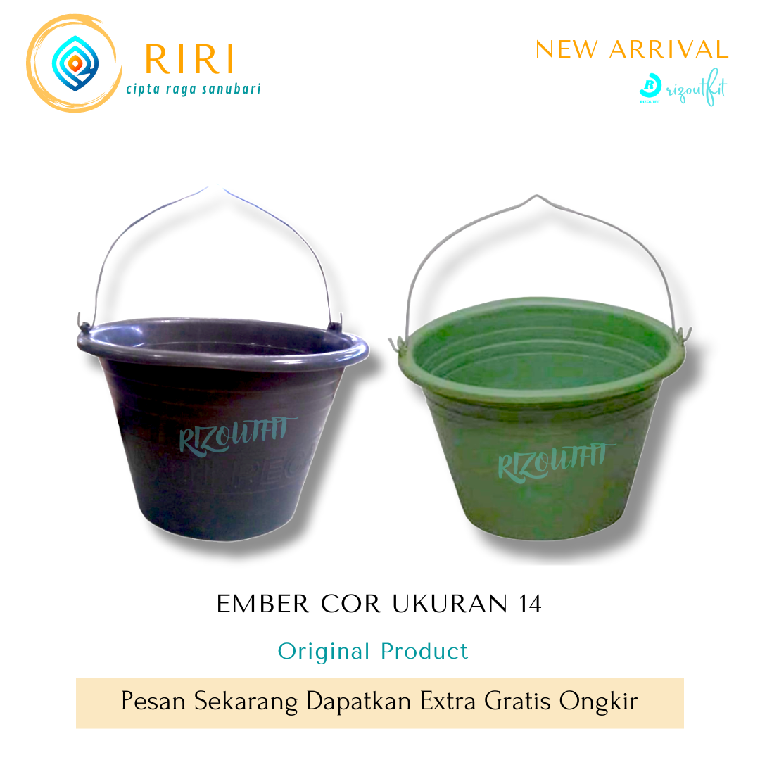 Ember cor anti pecah | ember cor bangunan 1 lusin | ember cor bangunan ...