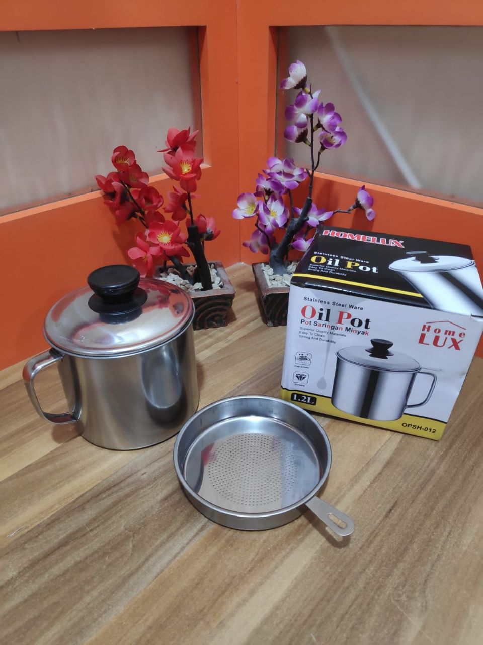 GMS-OIL POT FILTER ( Stainless Steel)/SARINGAN MINYAK SERBAGUNA ...