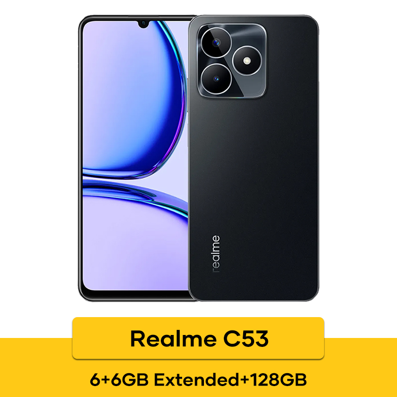 REALME C53 NFC 6GB+6GB Extended 128GB 50MP Al Kamera 33W SUPERVOOC 5000mAh REALME C55 GARANSI ...