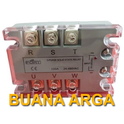 FTSSR-120AA 3PHASE 120A SOLID STATE RELAY AC-AC 3 PHASE FORT 120 AMP | Lazada Indonesia