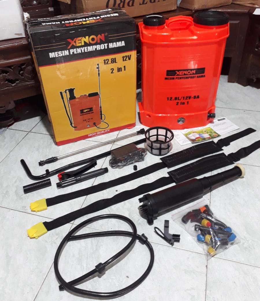 XENON 13L SPRAYER insektisida - mesin semprotan hama portable 2in1 ...