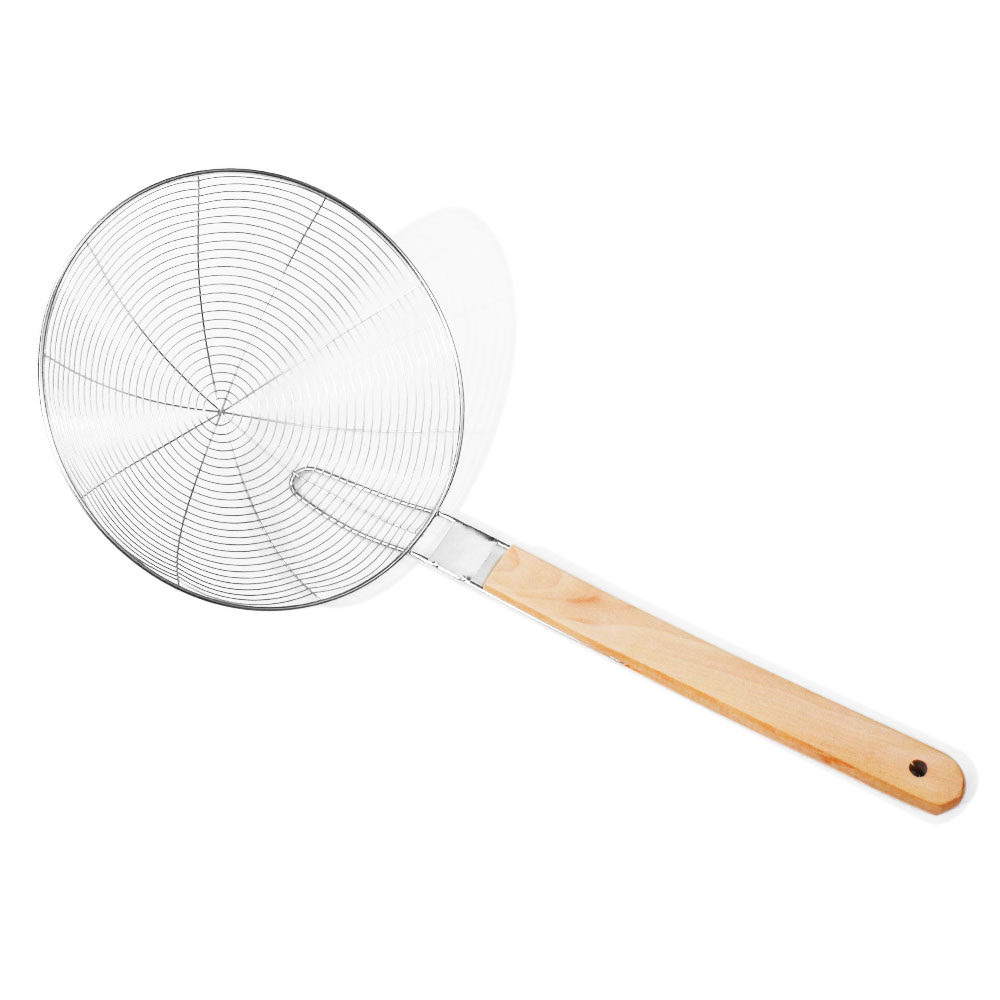 Serok Stainless steel 32 cm JUMBO Gagang Kayu tebal | Lazada Indonesia