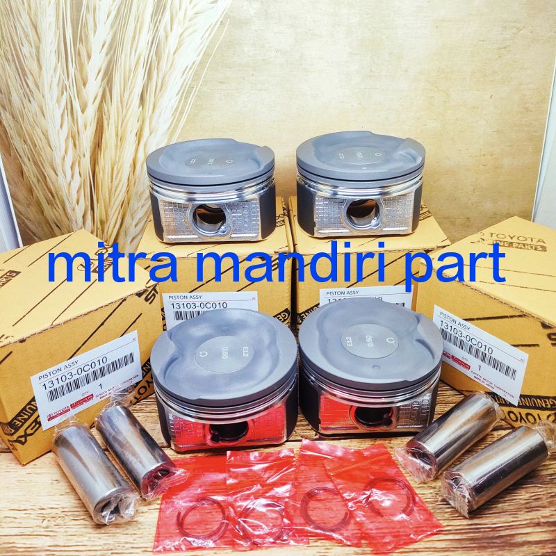 PISTON ASSY SEHER TOYOTA INOVA HILUX HIACE 1TR BENSIN 2.0 | Lazada ...