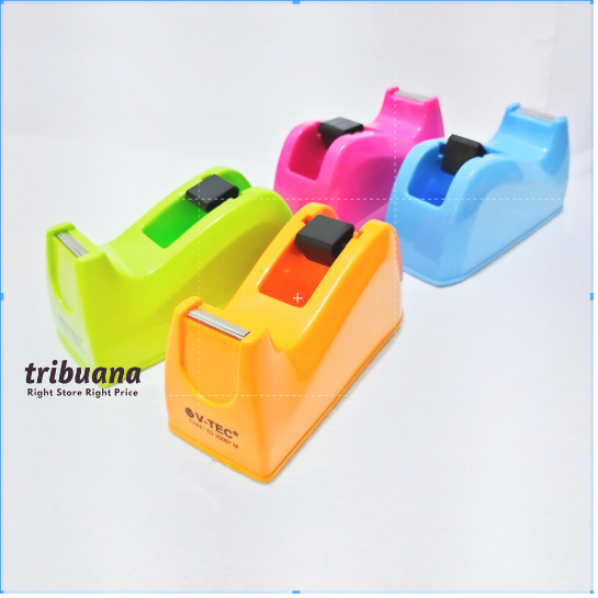Tempat solatip / Dispenser Tape Vtec ukuran KECIL untuk solasi lingkar ...
