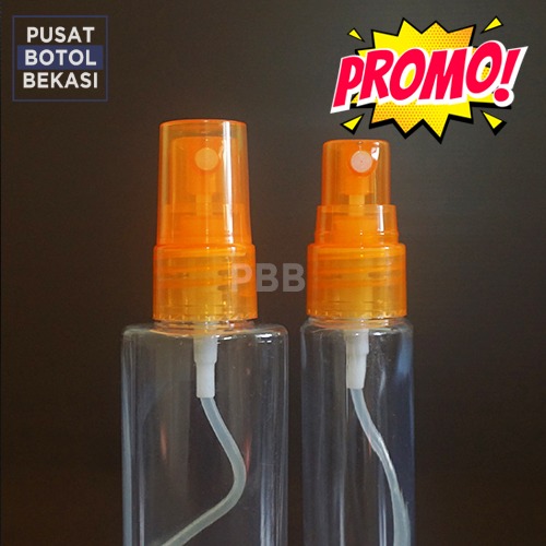 Botol Spray 60ml Oval Tutup Orange ( ISI 50 PCS ) | Lazada Indonesia