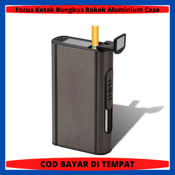 Focus Kotak Bungkus Rokok Aluminium Case Automatic Ejection / Kotak ...
