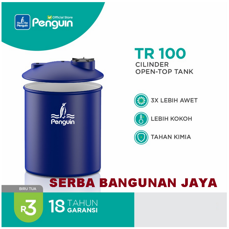 PENGUIN TR 100 ( 1000 Liter ) TANGKI AIR Open-Top Tank | Lazada Indonesia