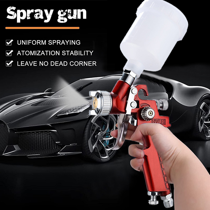 Spray Gun Alat Semprot Cat Air Brush Auarita Gravity HVLP Nozzle 0.8mm ...