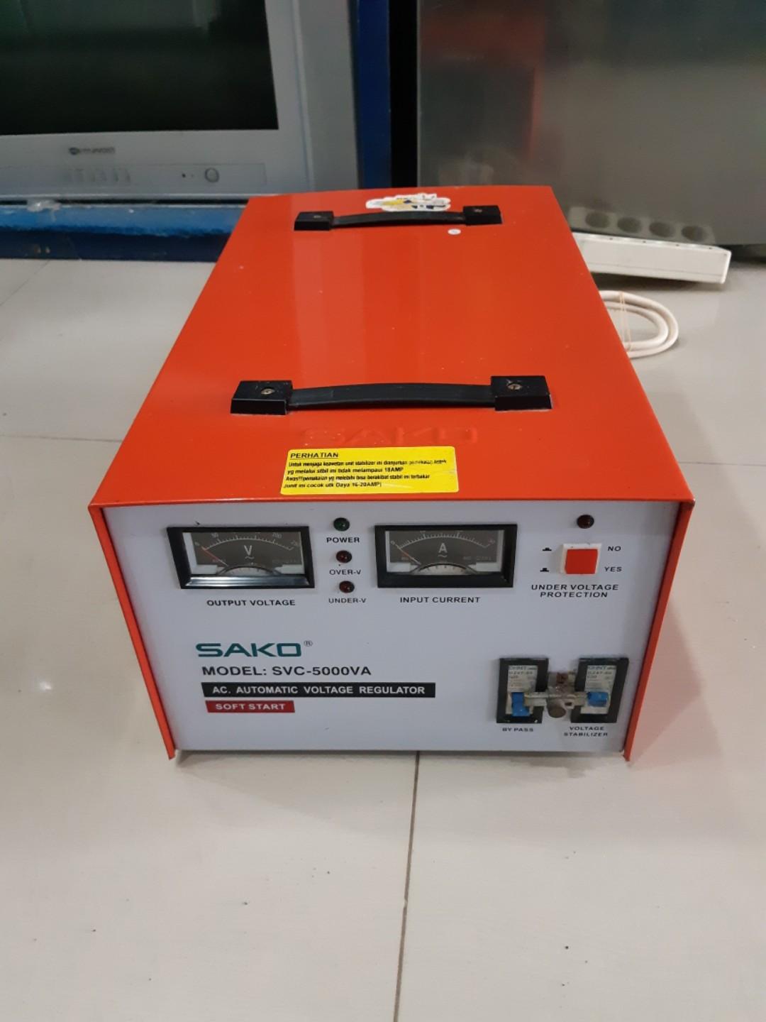 stabilizer listrik Sako tipe SVC 5000 VA | Lazada Indonesia