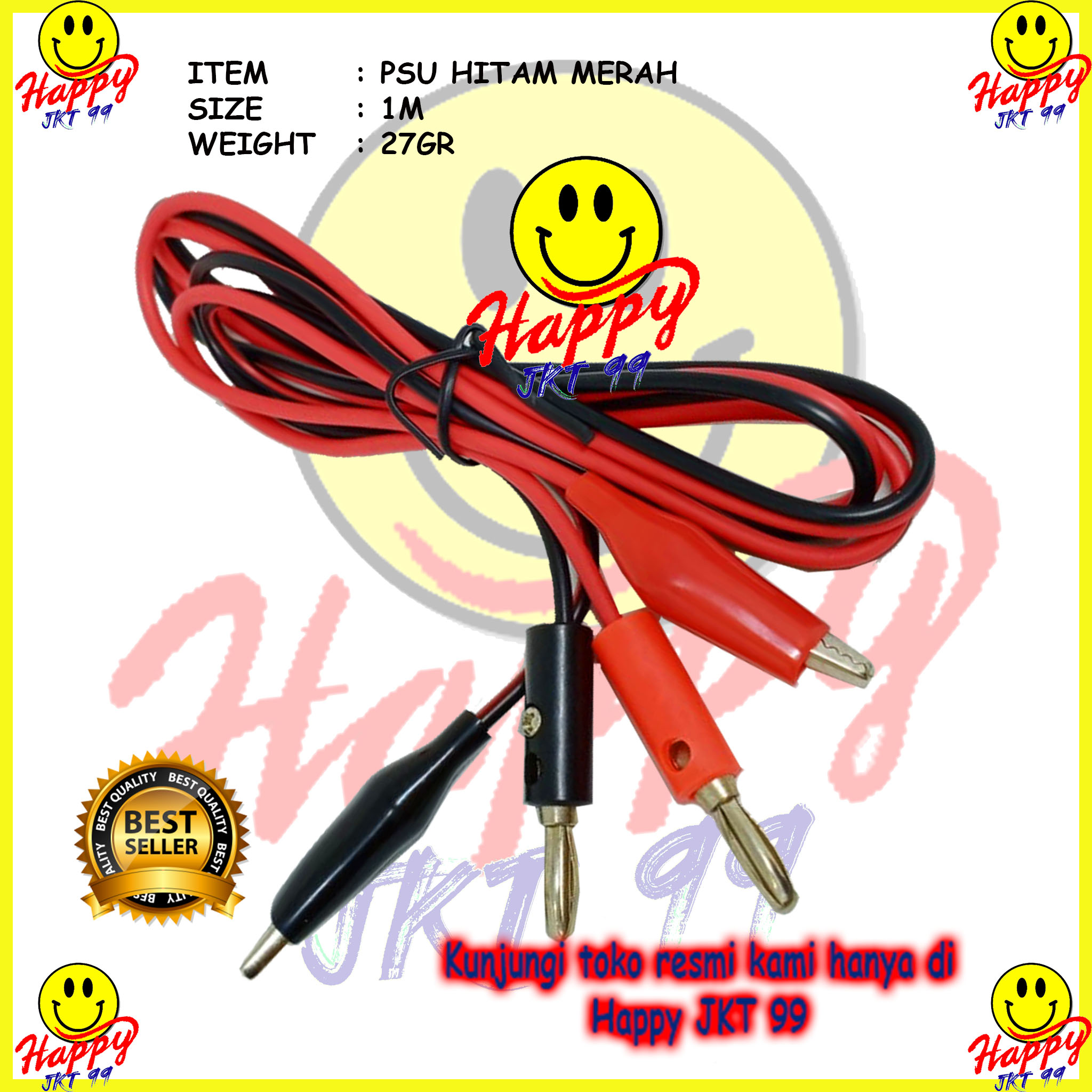 KABEL POWER SUPPLY HITAM MERAH | Lazada Indonesia