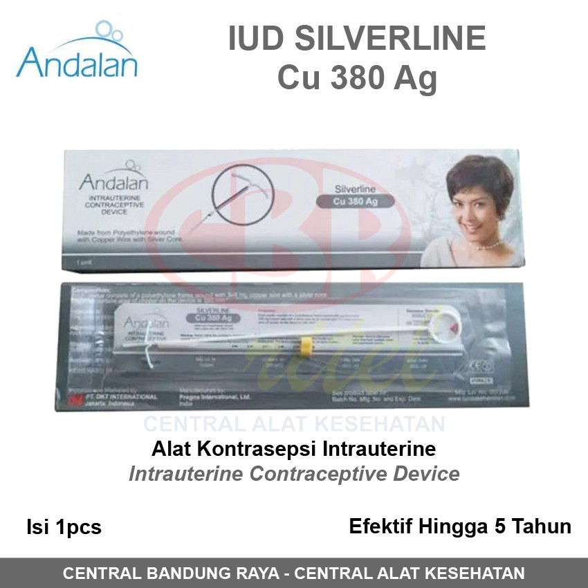ANDALAN IUD Silverline Cu 380 Ag - Alat Kontrasepsi Intrauterine ...