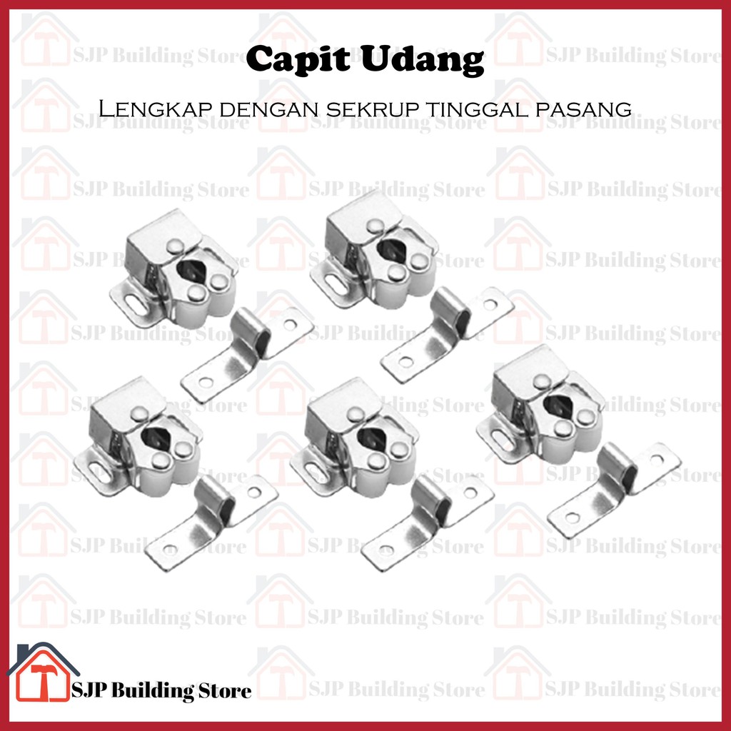 [COD] CAPIT UDANG/ JEPIT UDANG / CAPITAN LEMARI SILVERTERMURAH KUAT ...